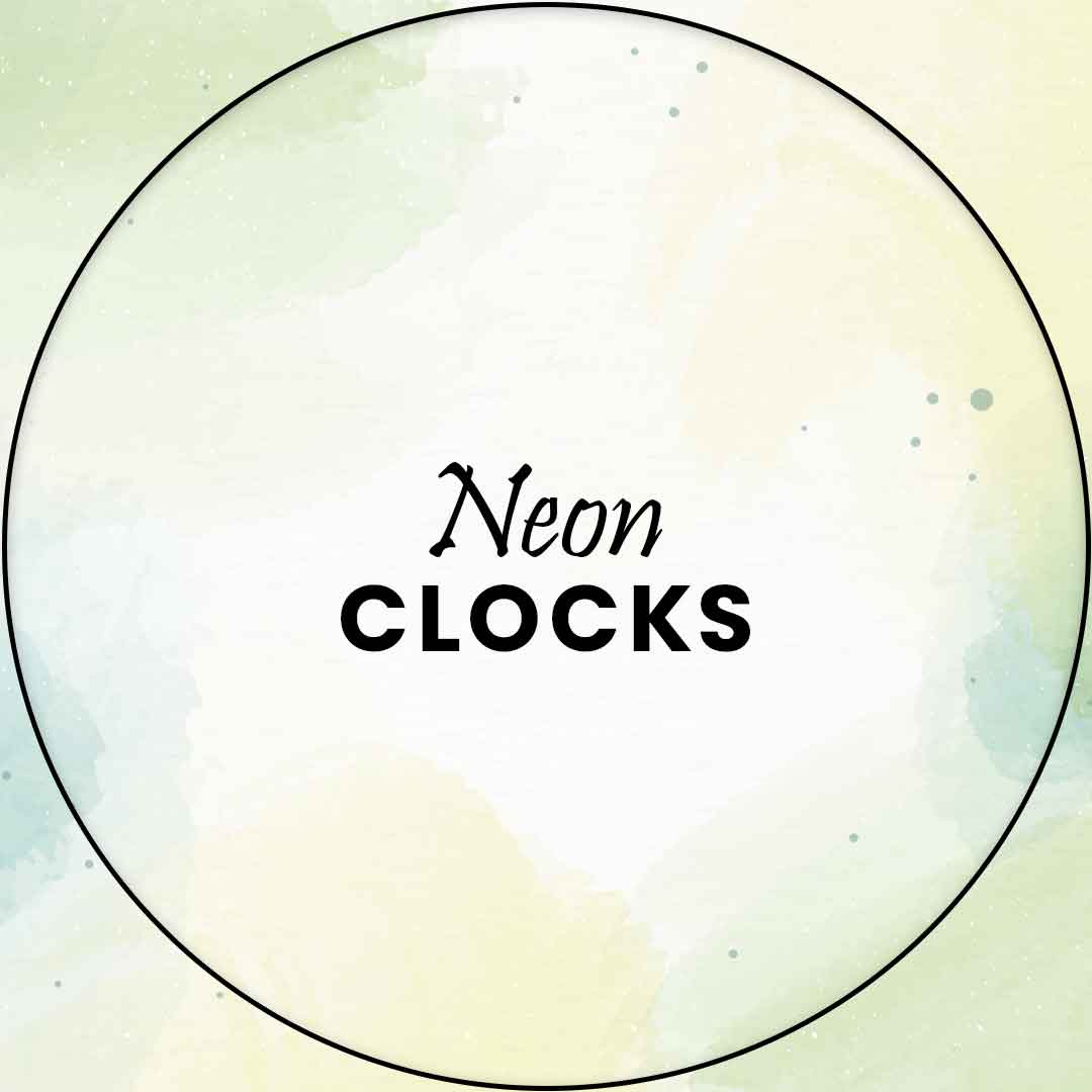 Neon Clocks – PyariWalls